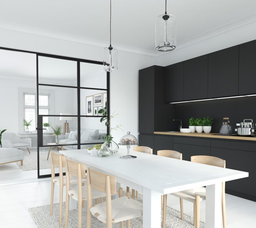 Floating Lock Steel Look Internal Doors - Aluco