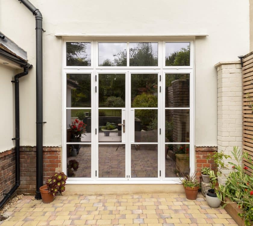 Internal Steel Look Sliding Doors - Aluco